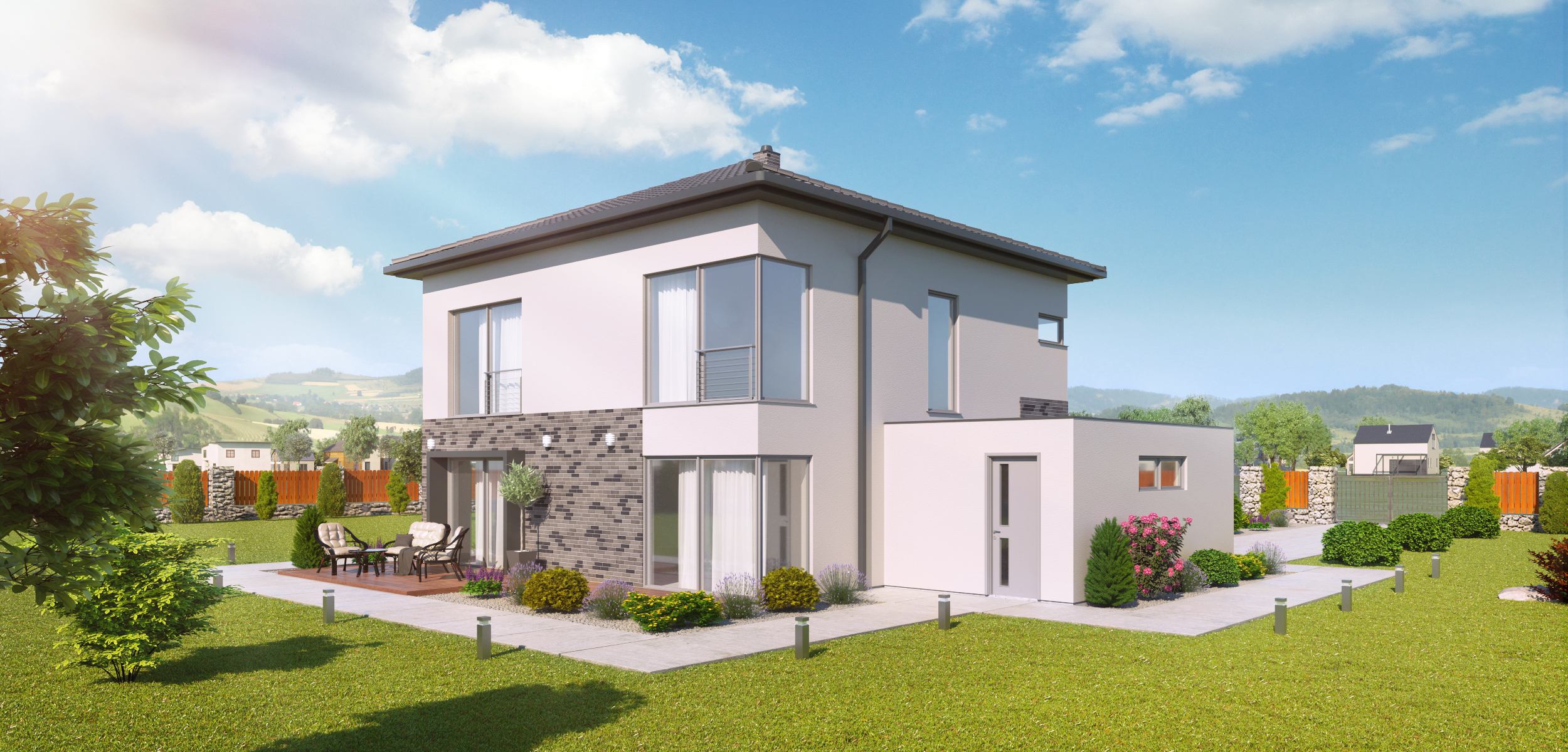 Zděné domy na klíč. Dřevostavby na klíč. Rodinné domy na klíč. Nízko ...